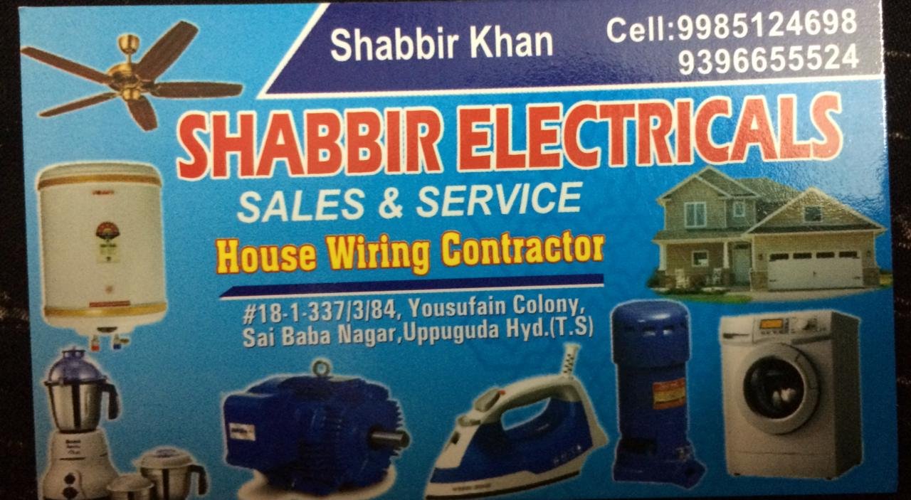 Shabbir Electricals, Uppuguda - Bajrai Online Solutions