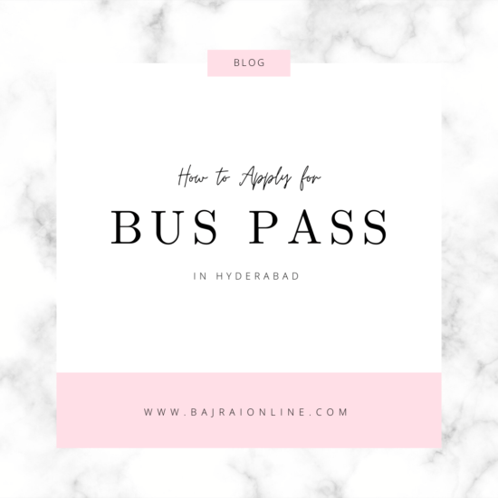 How to Apply For Bus Pass in Hyderabad - Bajrai Online Solutions